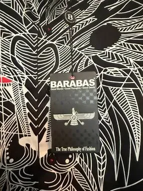 Barabas | Shirts | Barabas Black Lion Face Buttonup Shirt Slim Fit ...